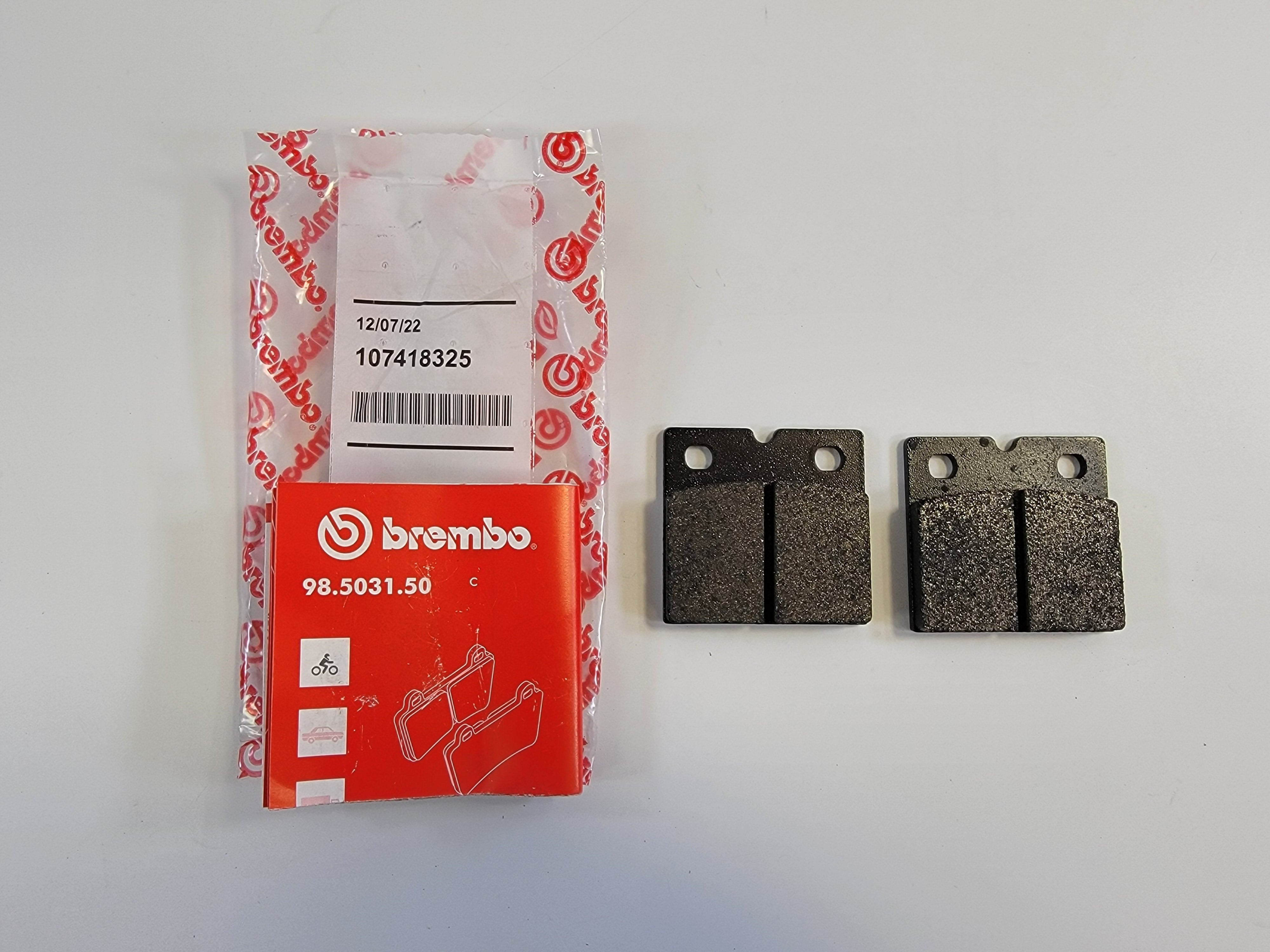 Brembo F08 Caliper Brake Pads Moto Guzzi 28654601 Laverda Ducati ...