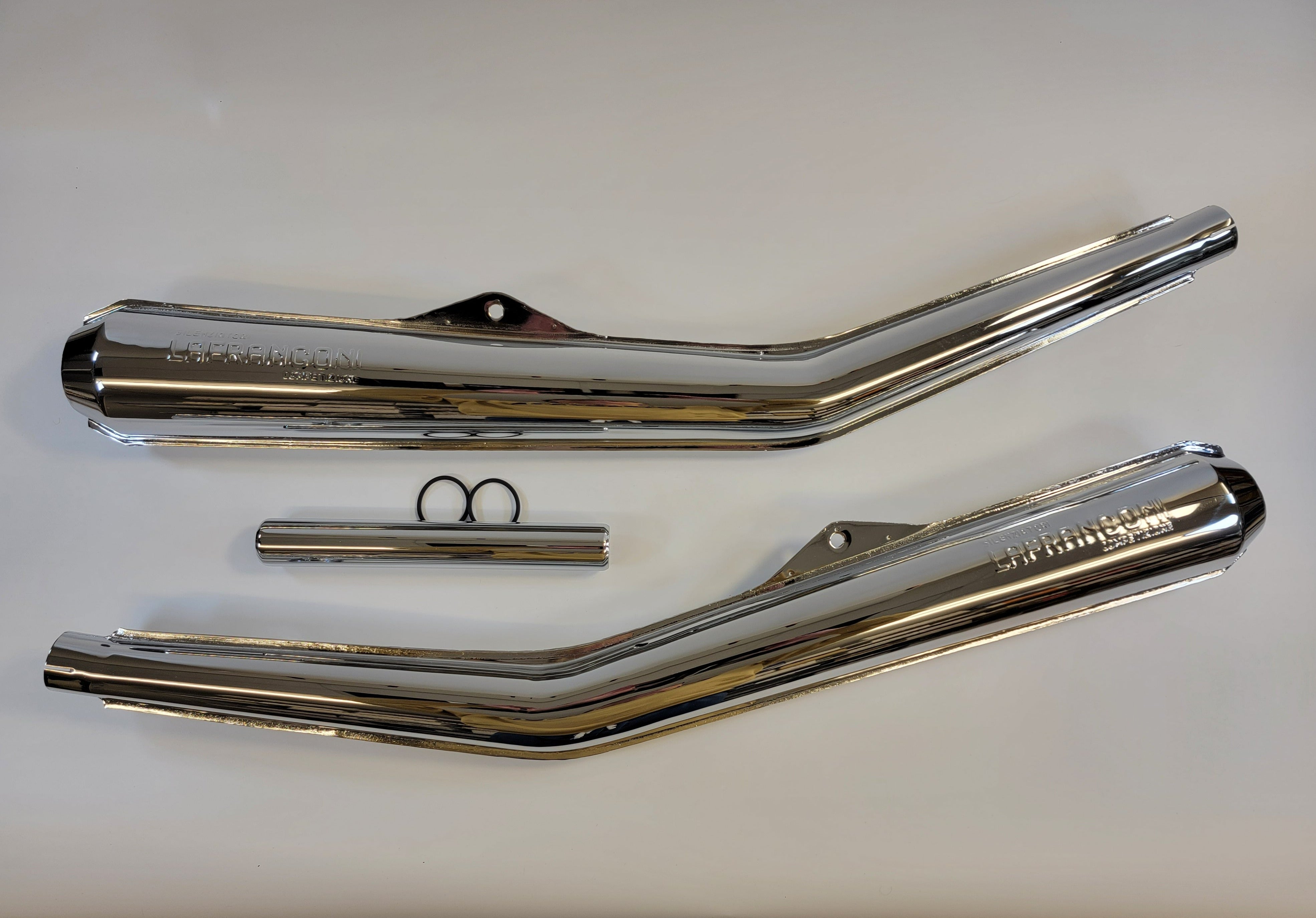 Lafranconi Competizione Muffler Set Chrome 40mm/38mm LeMans I, II ...