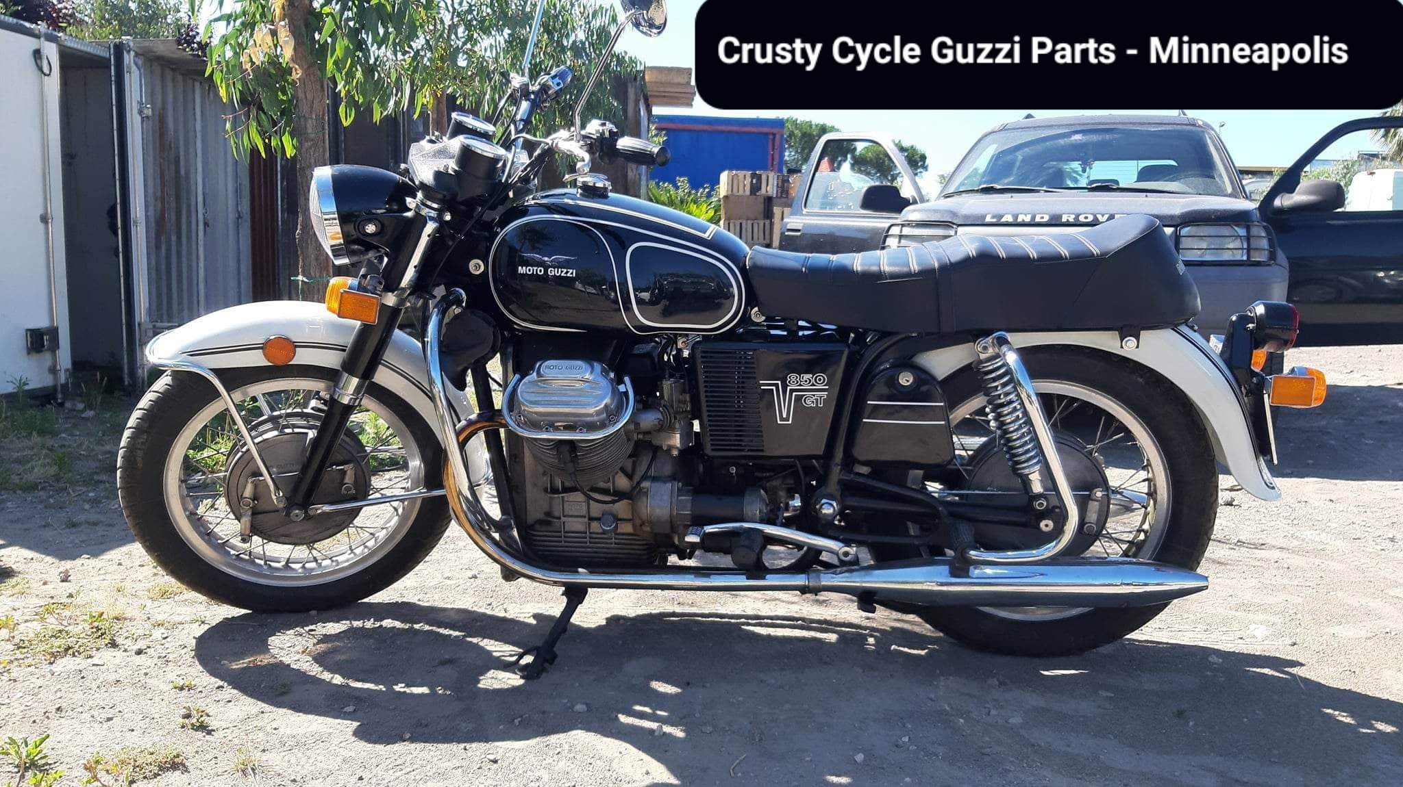 Moto Guzzi Rear Chrome Crash Bar Set Ambassador Eldorado V700 Made in ...